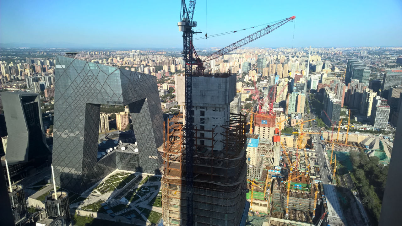 A Guomao, une des plus belles vues sur le Pékin moderne